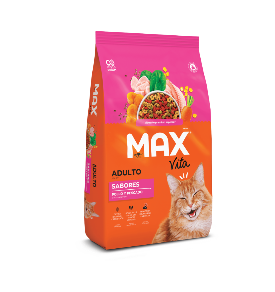 Max Vita Gato Adulto Sabores Pollo y Pescado - Max